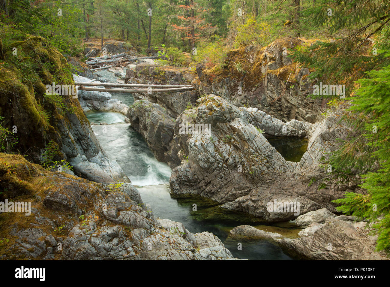 Little Qualicum River below Lower Falls, Little Qualicum Falls ...