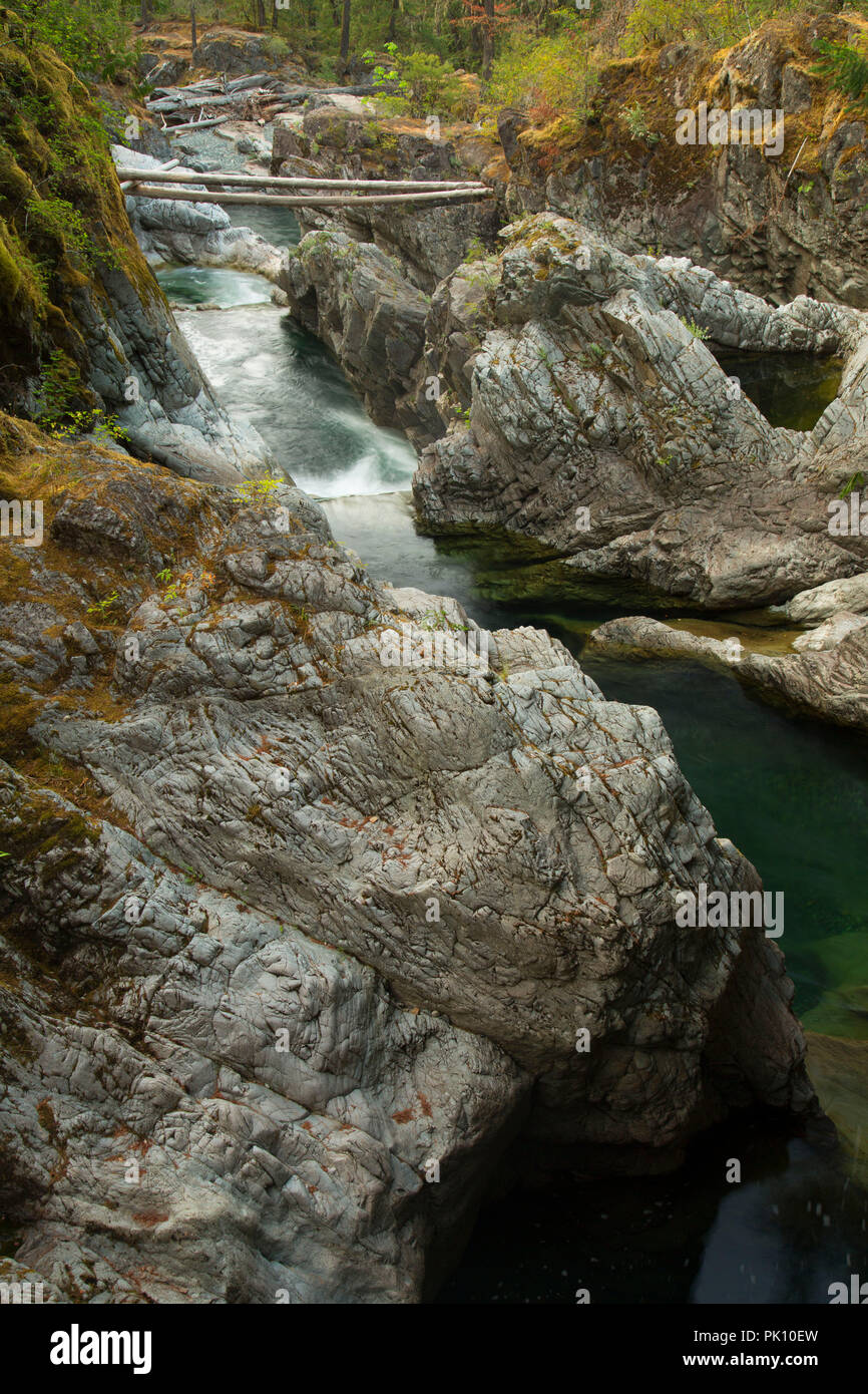 Little Qualicum River below Lower Falls, Little Qualicum Falls ...