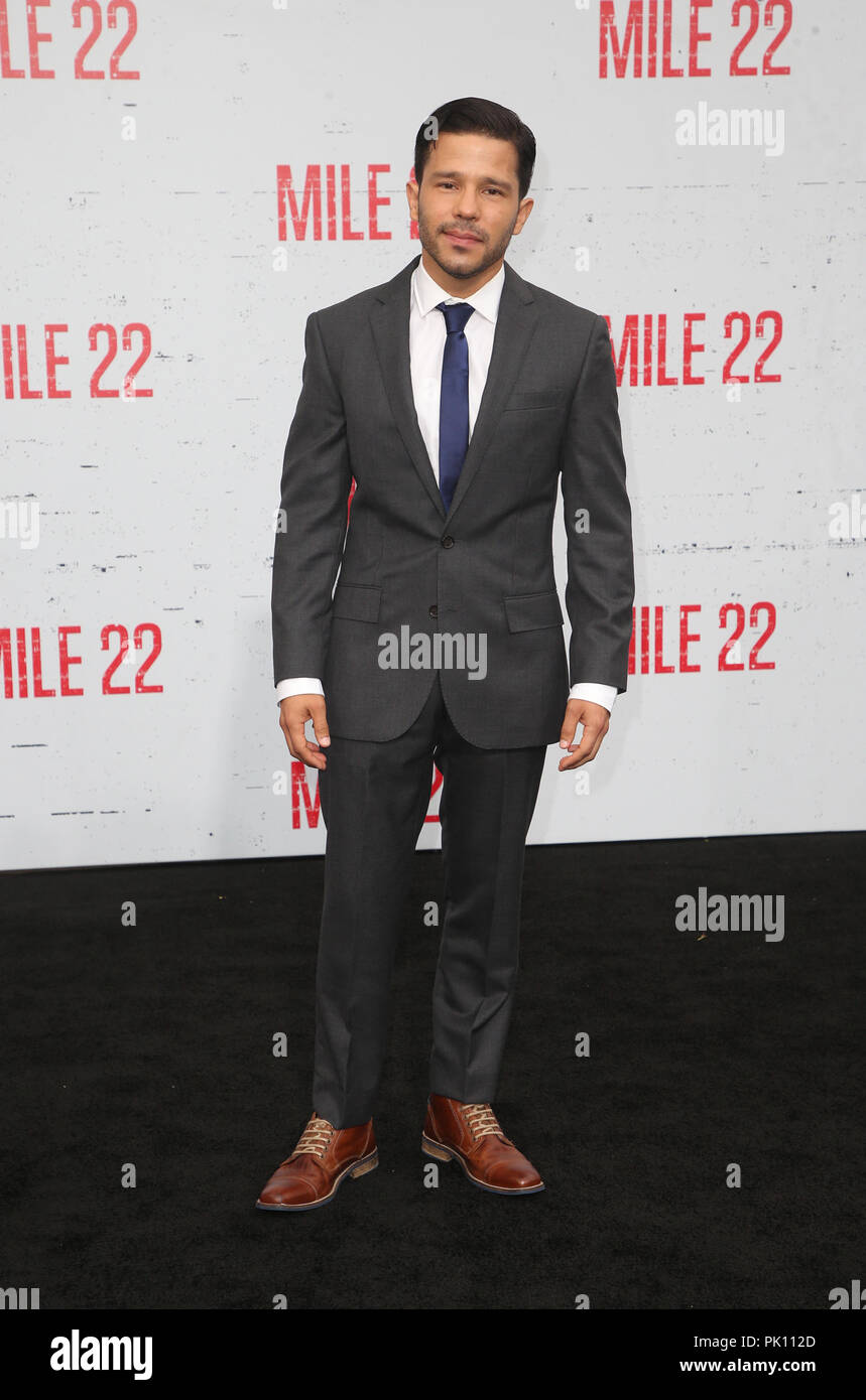 Premiere Of STX Films' "Mile 22" Featuring: Carlo Alban Where: Westwood ...