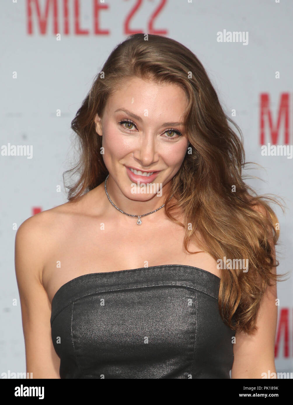 Premiere Of STX Films' "Mile 22" Featuring: Alexandra Vino Where ...