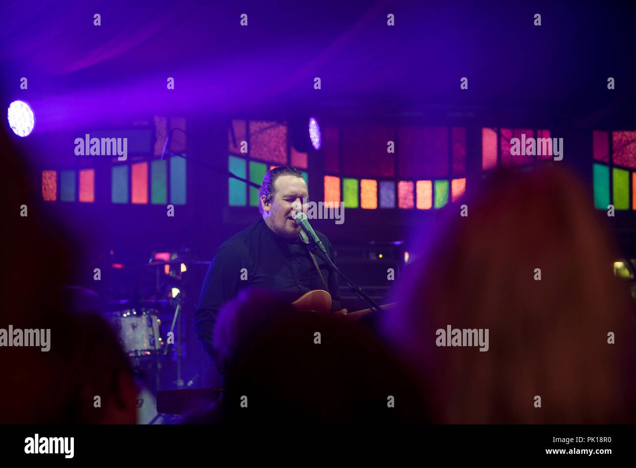Norway, Bergen - June 15, 2018. Singer and songwriter Lloyd Llewellyn ...