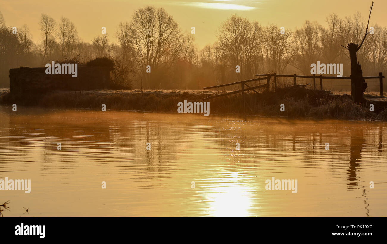 The Golden River Stock Photo - Alamy
