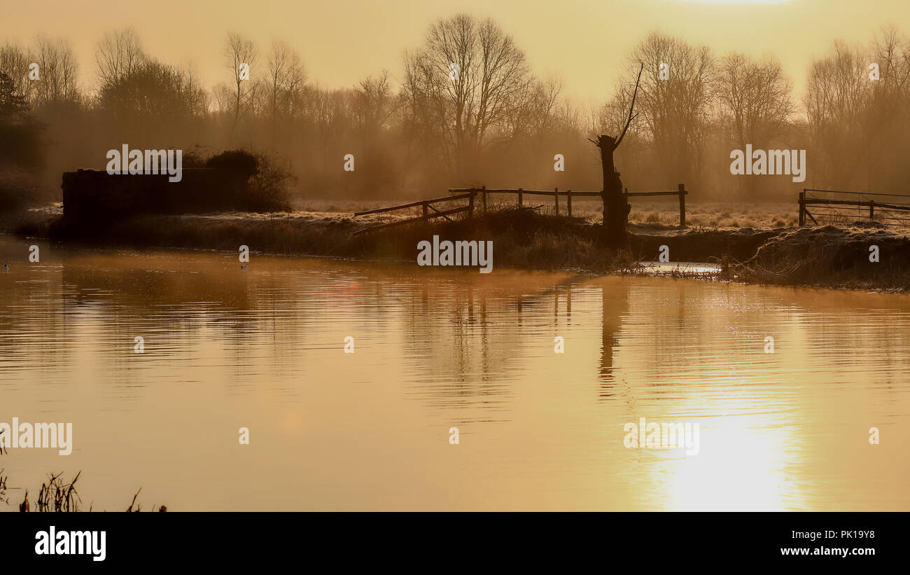 The Golden River Stock Photo - Alamy