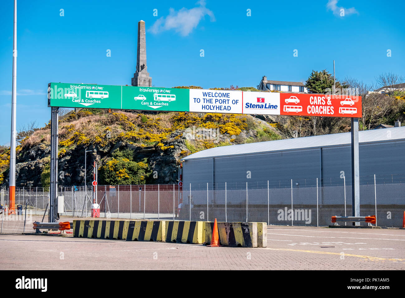 Car ferry terminal holyhead hi-res stock photography and images - Alamy