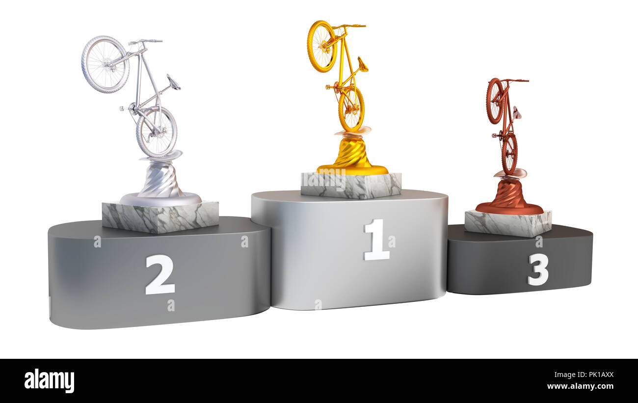 Golden bike trophy hi-res stock photography and images - Alamy