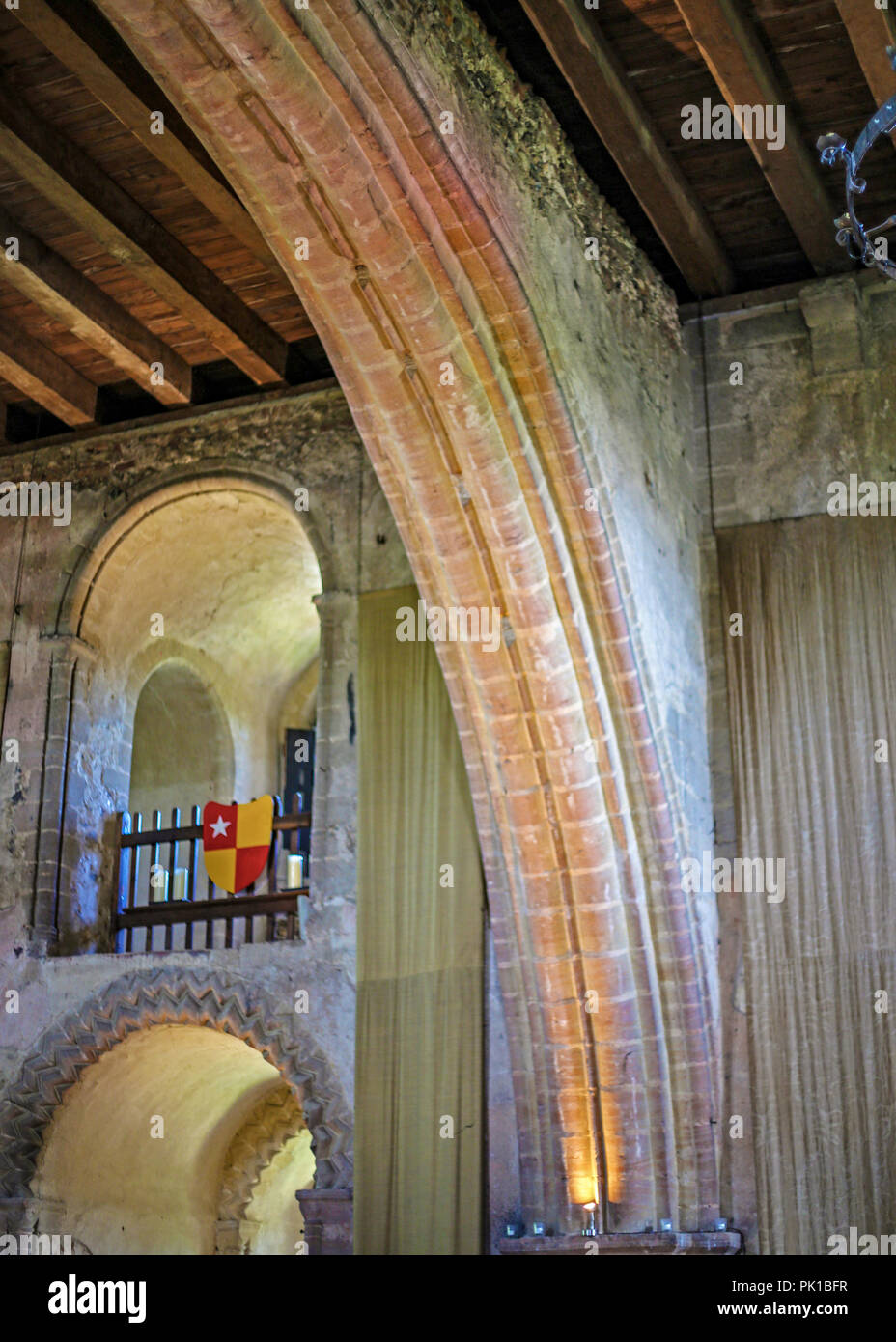 The Great Hall stone Arches Stock Photo - Alamy