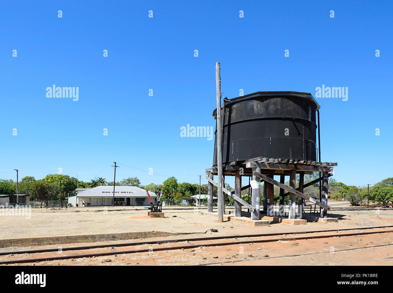 Railroad water tank hi-res stock photography and images - Alamy