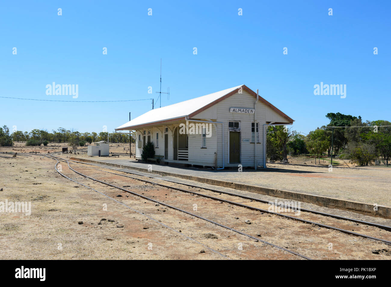 View of Almaden railway station, where the Savannahlander stops ...