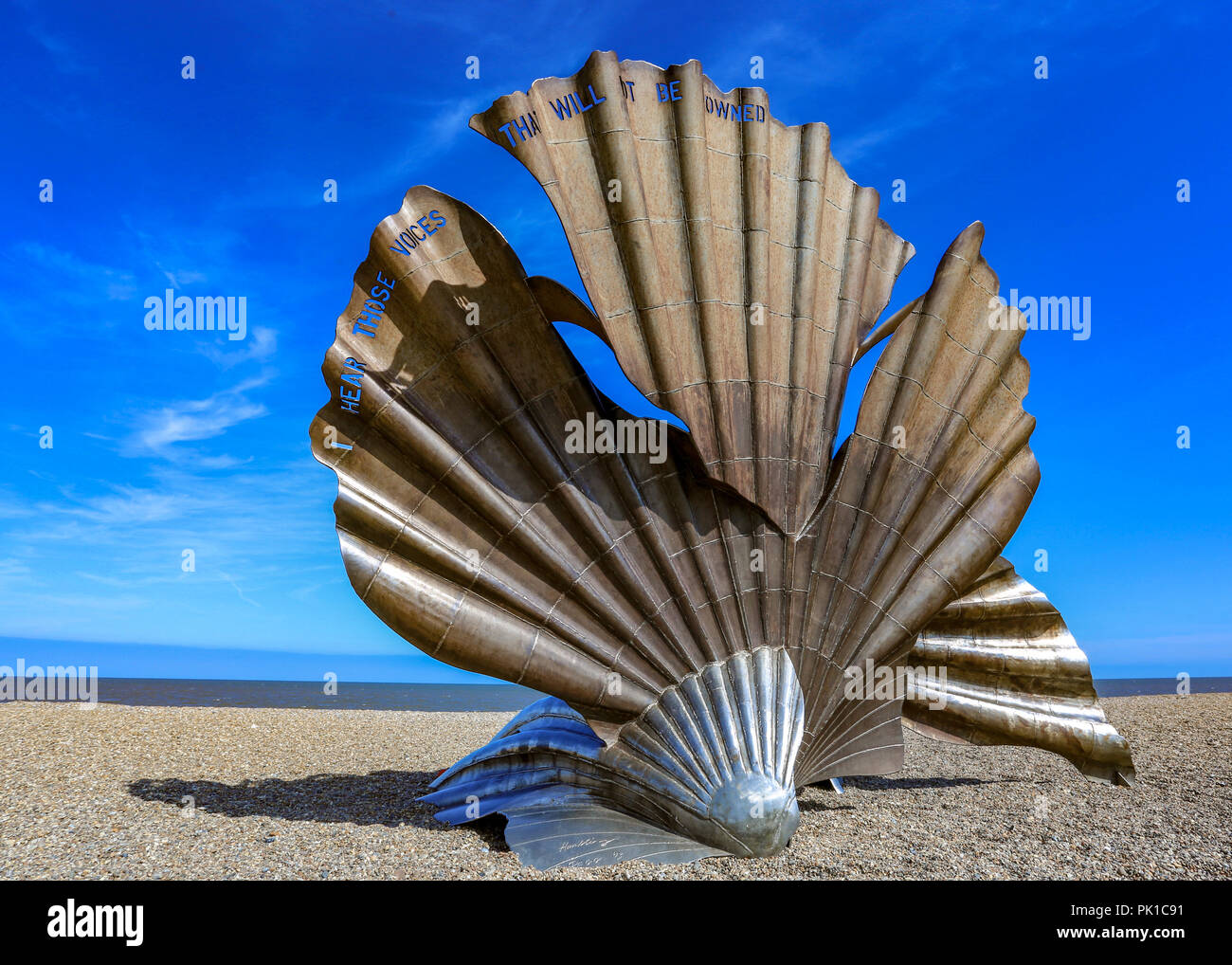 The Scallop Shell Aldeburgh Suffolk UK Stock Photo - Alamy