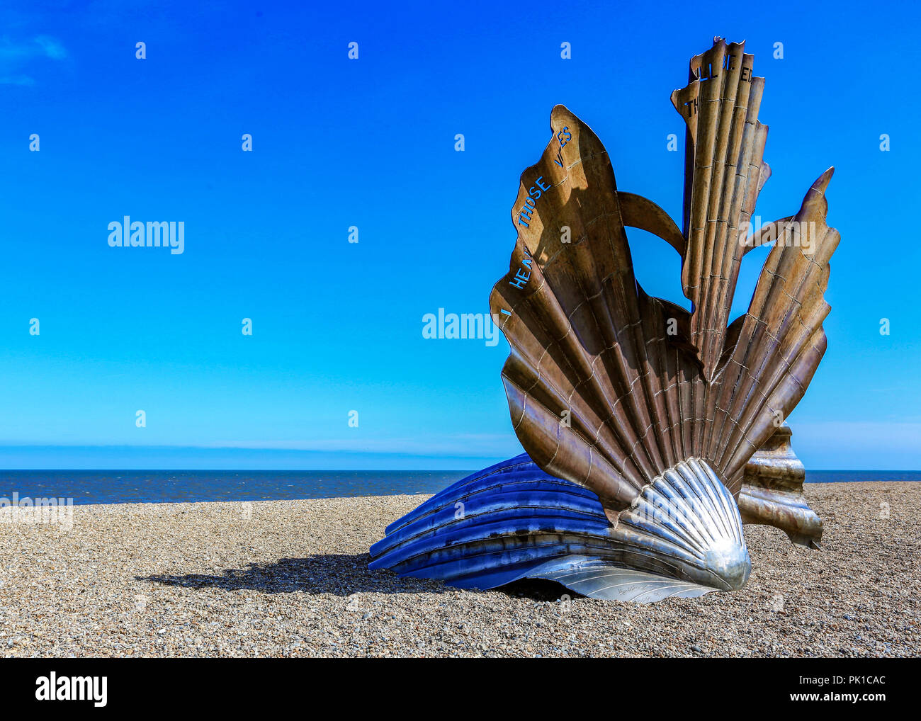 The Scallop Shell Aldeburgh Suffolk UK Stock Photo - Alamy