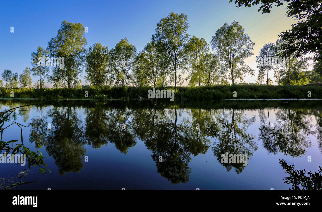 Reflections on The River Stock Photo - Alamy