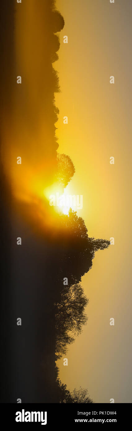 Morning Sun Rise In Spring Stock Photo - Alamy