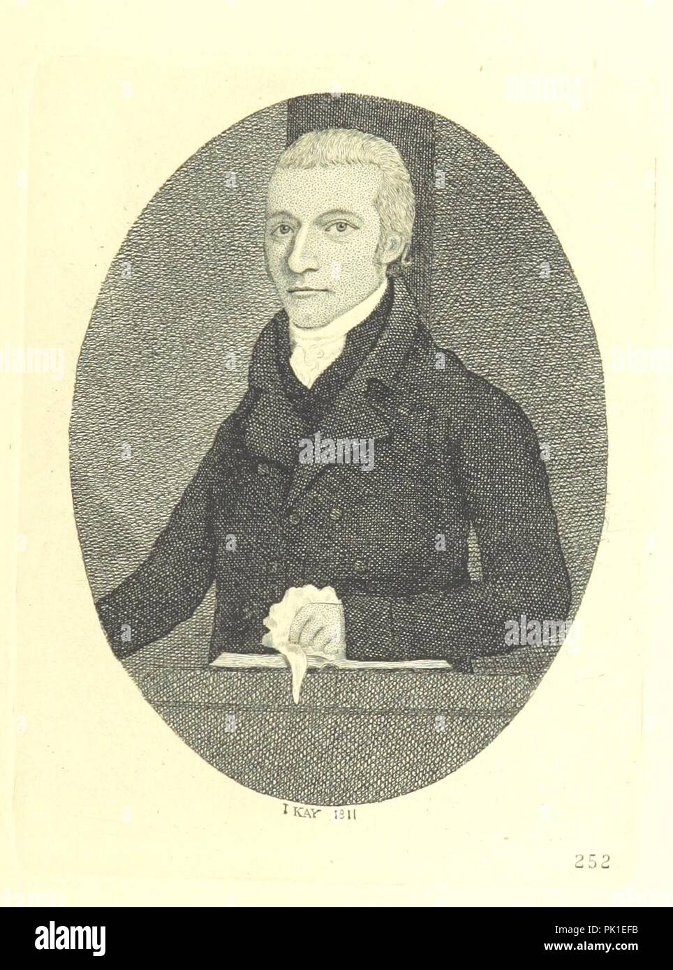 Series of original portraits and caricature etchings hi-res stock ...