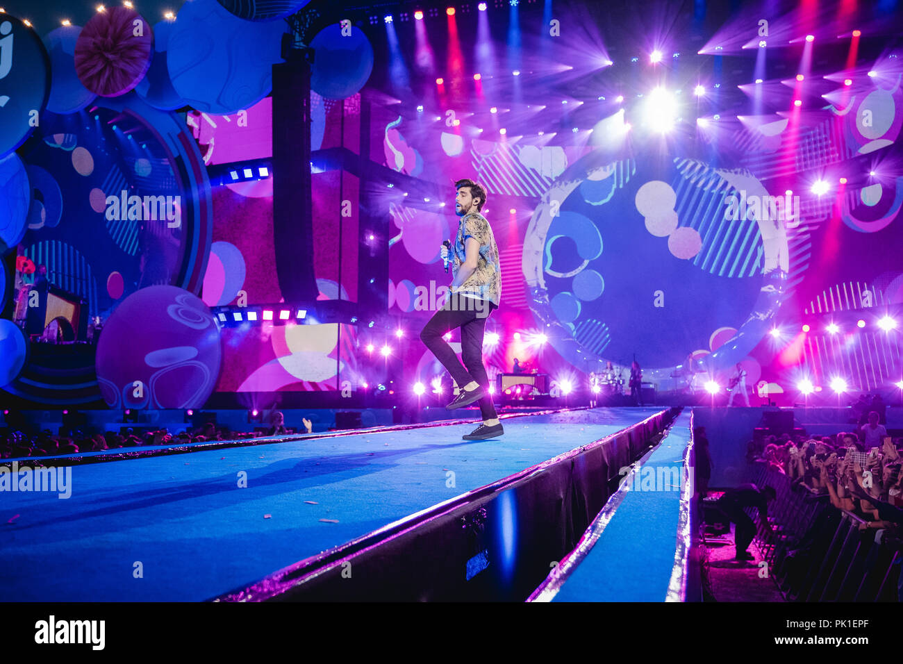 Switzerland, Bern - September 8, 2018. The Spanish-German singer and ...