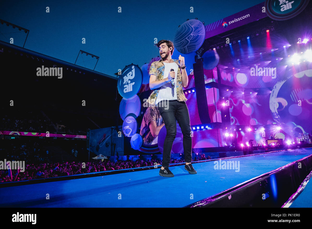 Switzerland, Bern - September 8, 2018. The Spanish-German singer and ...