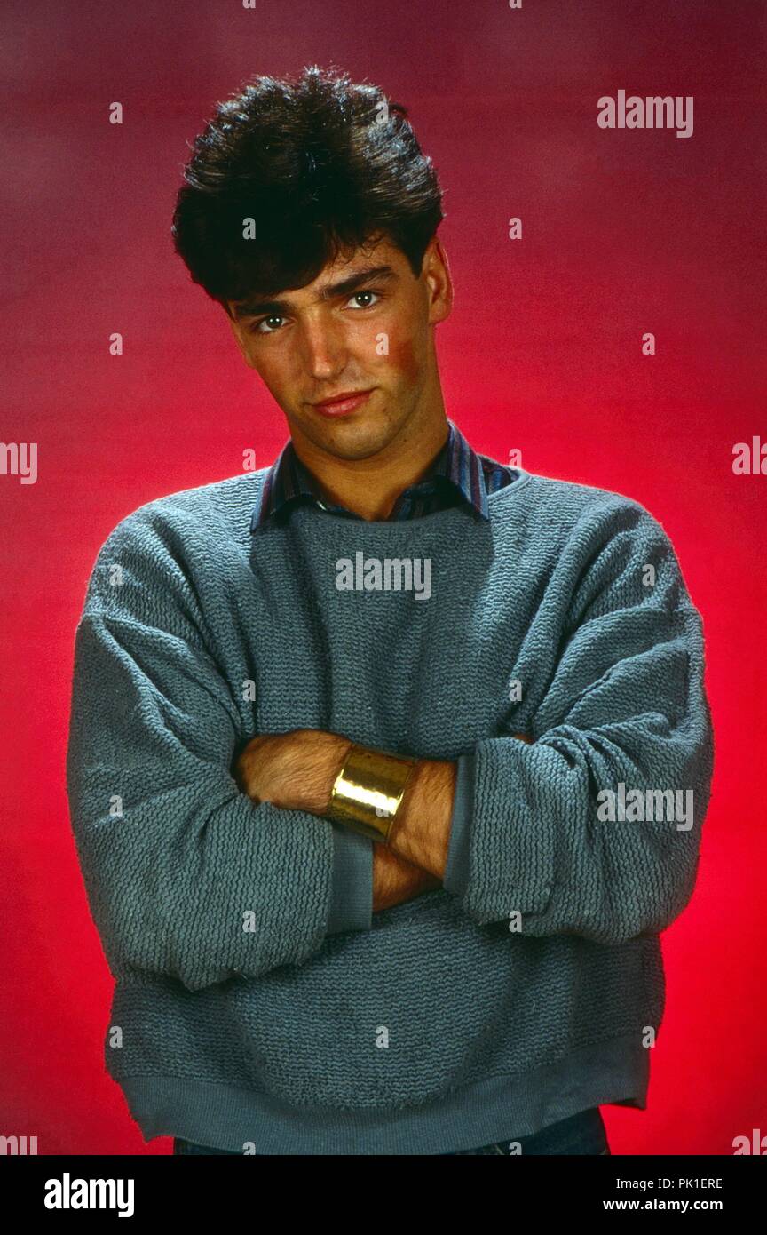 Model Marc Altner beim Fotoshooting im Studio in München, Deutschland ...