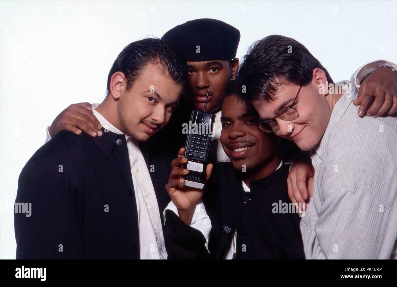 "All-4-One", amerikanische R&B-Gruppe, bei einem Promoshooting in ...