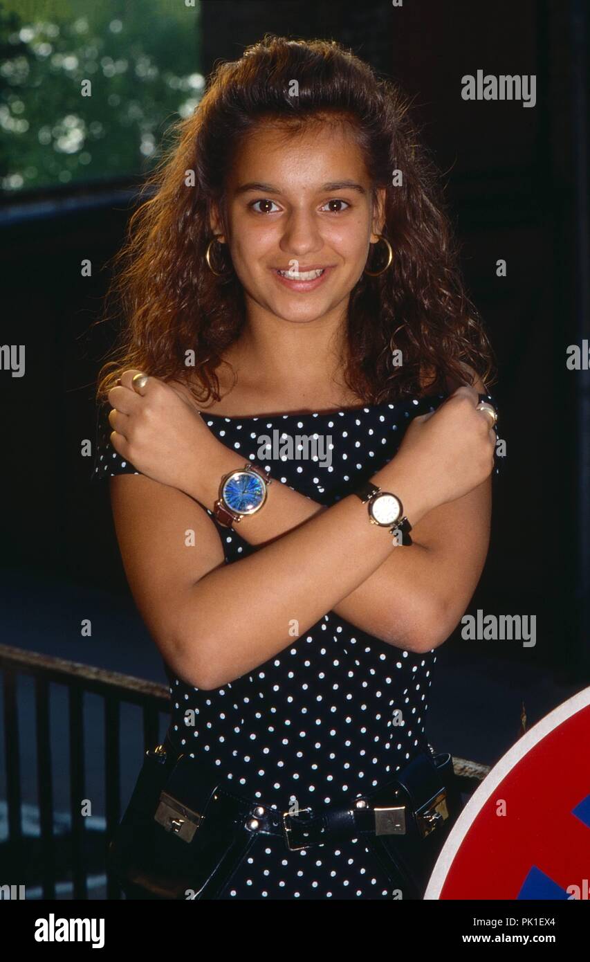 Radost Bokel, deutsche Schauspielerin, in Berlin, Deutschland 1989. German actress Radost Bokel ...