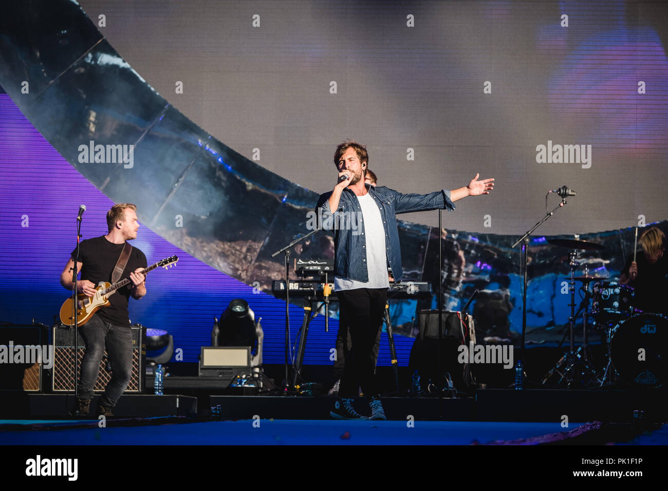 Switzerland, Bern - September 8, 2018. The German singer, songwriter ...