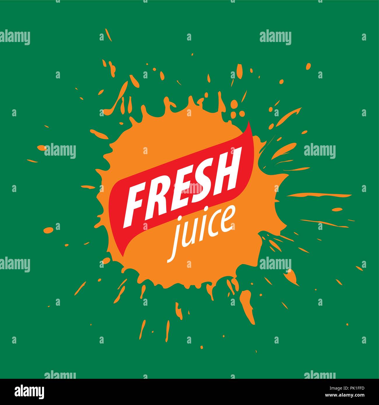 juice splash vector sign Stock Vector Image & Art - Alamy
