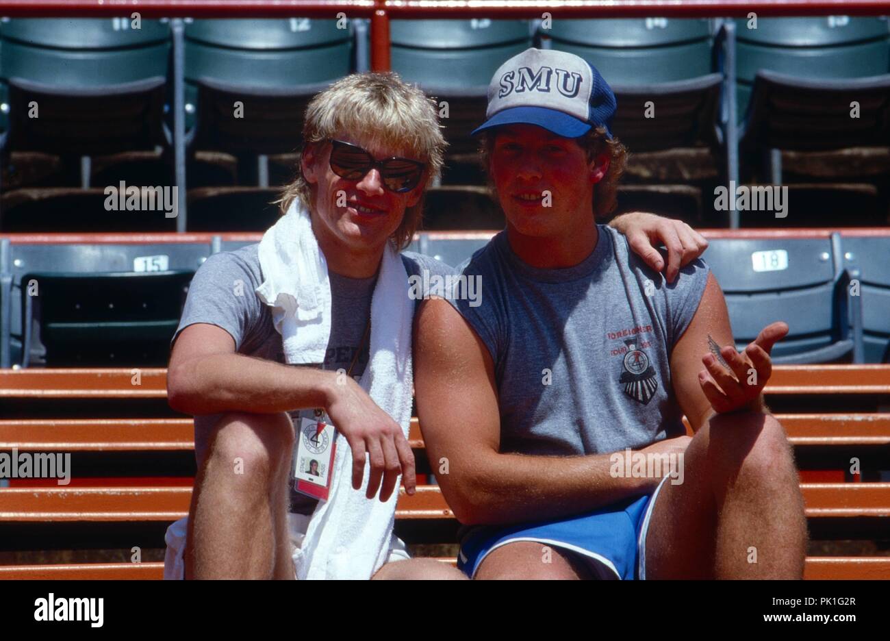 Bryan Adams, kanadischer Rocksänger und Gitarrist bei einem Konzert in ...