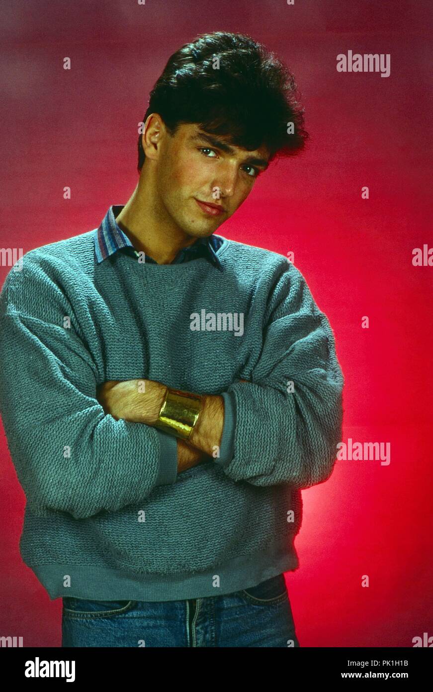 Model Marc Altner beim Fotoshooting im Studio in München, Deutschland ...