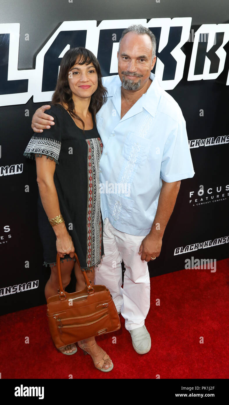 Los Angeles premiere of 'BlacKkKlansman' - Arrivals Featuring: Roger ...