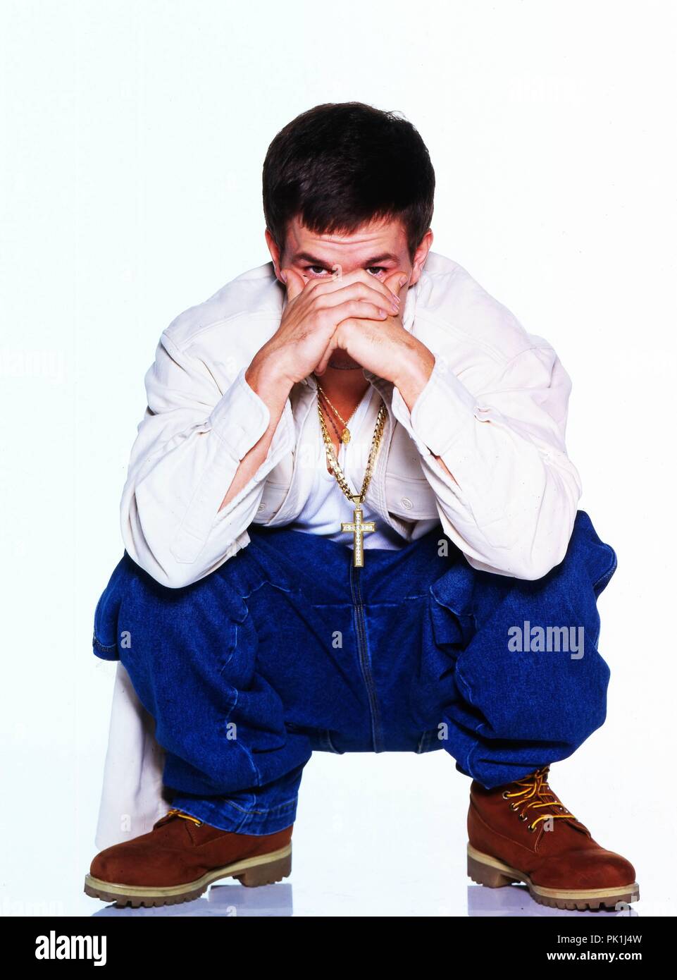 Mark Wahlberg, amerikanischer Sänger und Schauspieler, im Fotostudio in ...