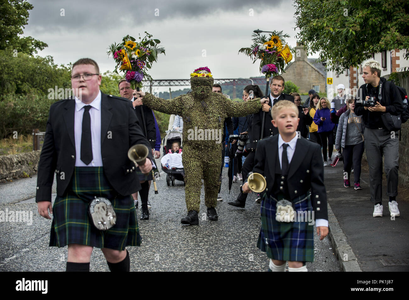Burryman's Parade takes place in the South Queensferry area of ...