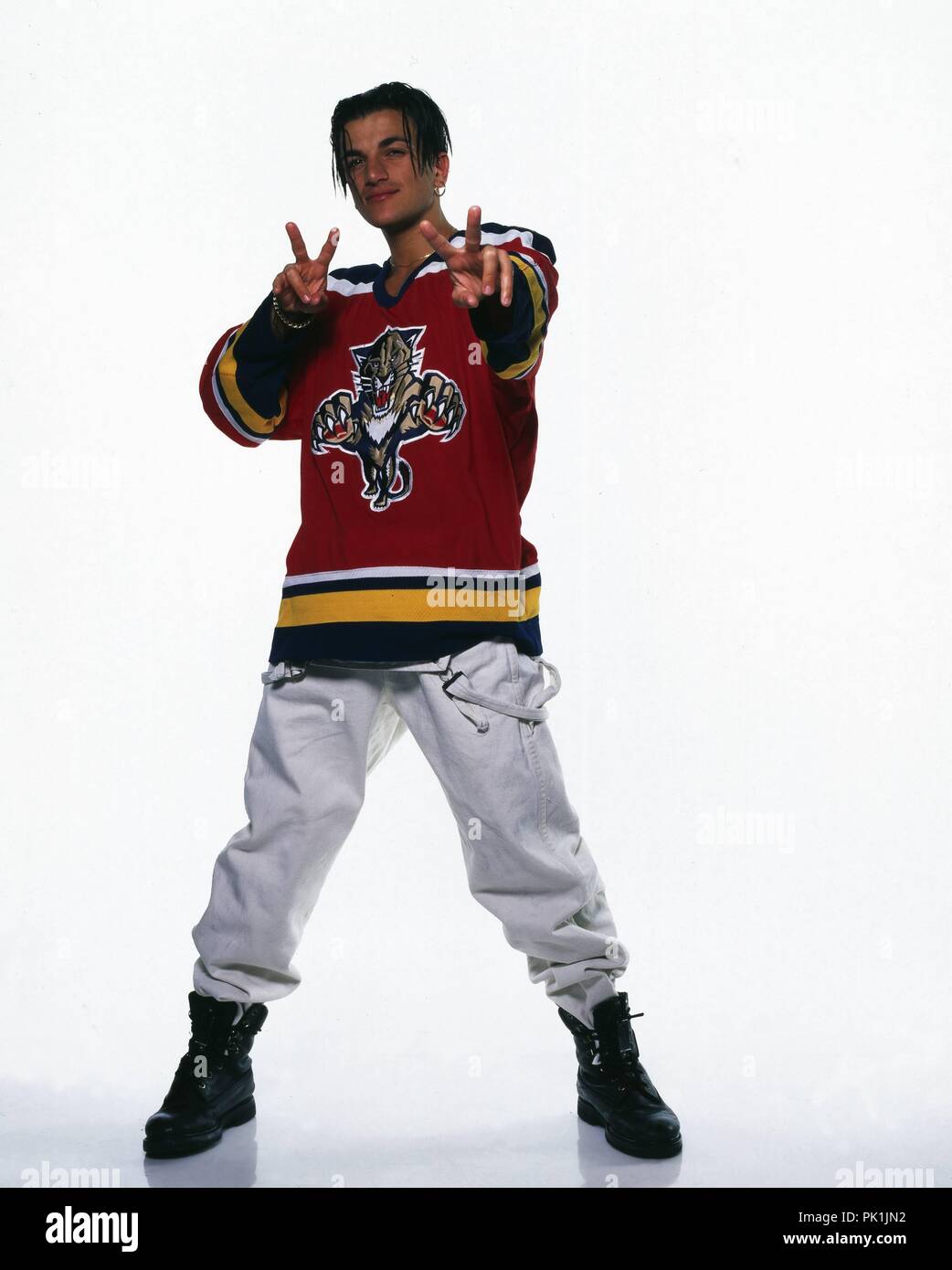 Peter Andre, britischer Sänger, bei einem Promoshooting in Stuttgart ...