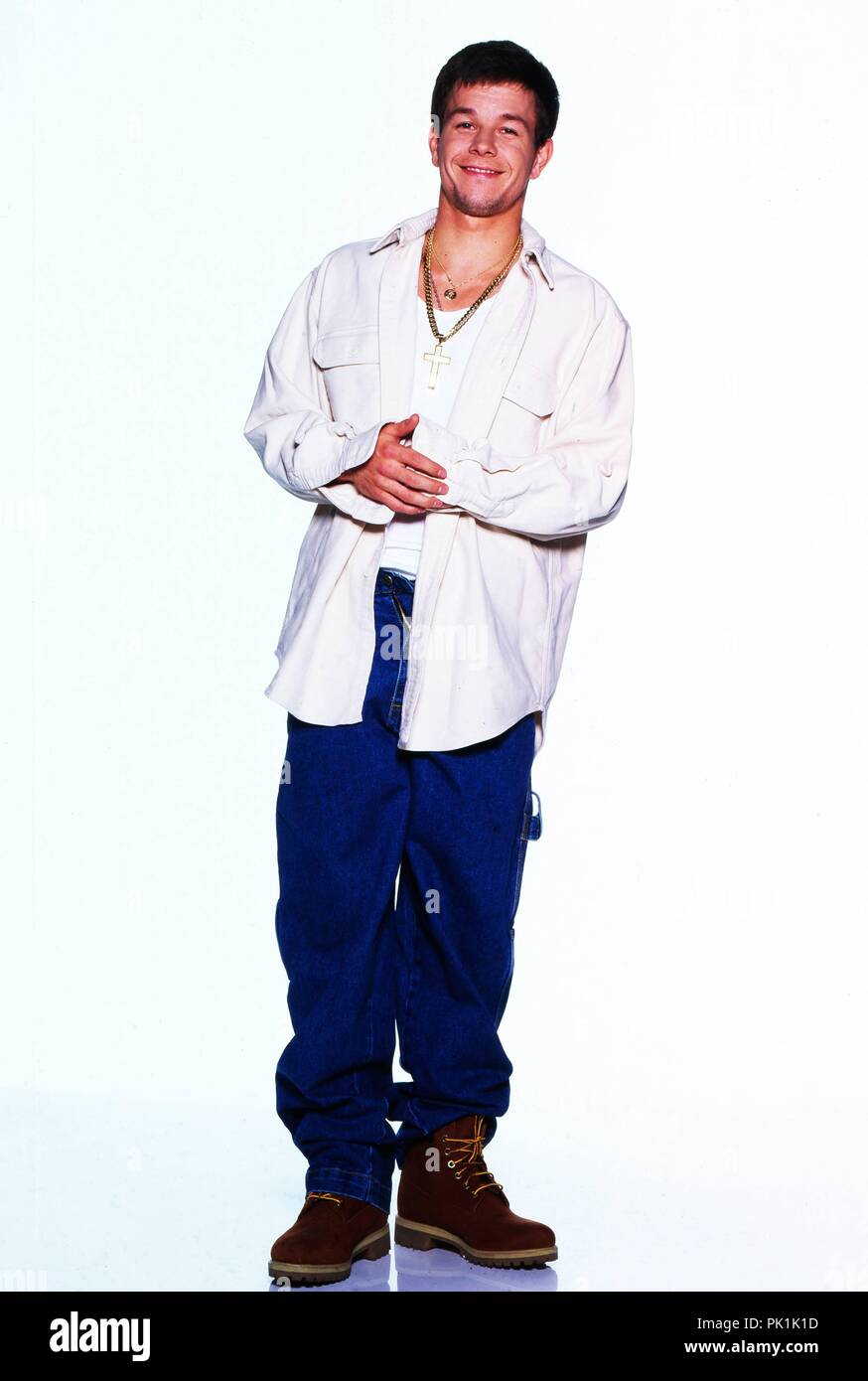 Mark Wahlberg, amerikanischer Sänger und Schauspieler, im Fotostudio in ...