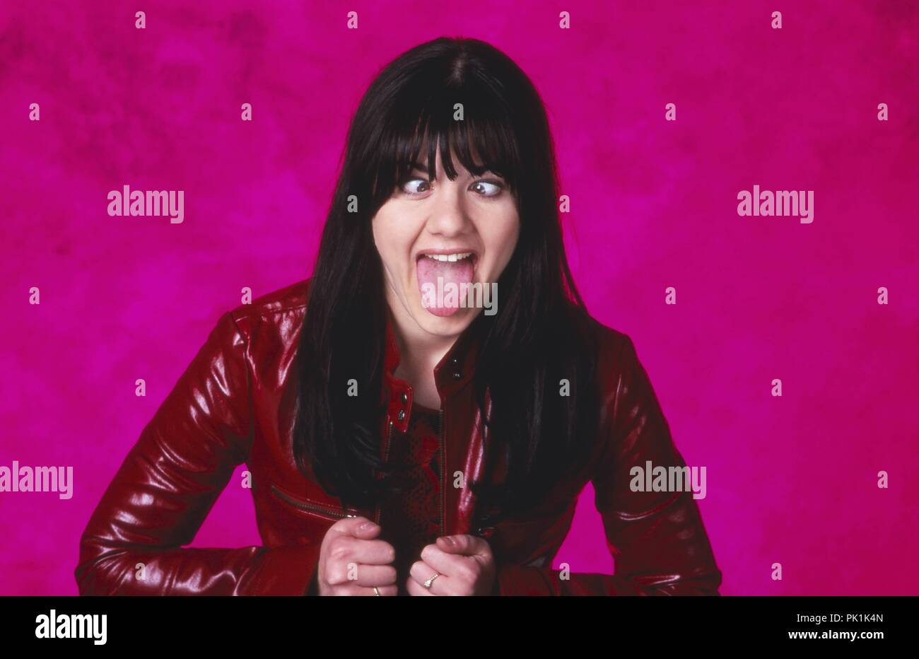 Vanessa Amorosi, australische Sängerin und Songschreiberin, bei einem ...