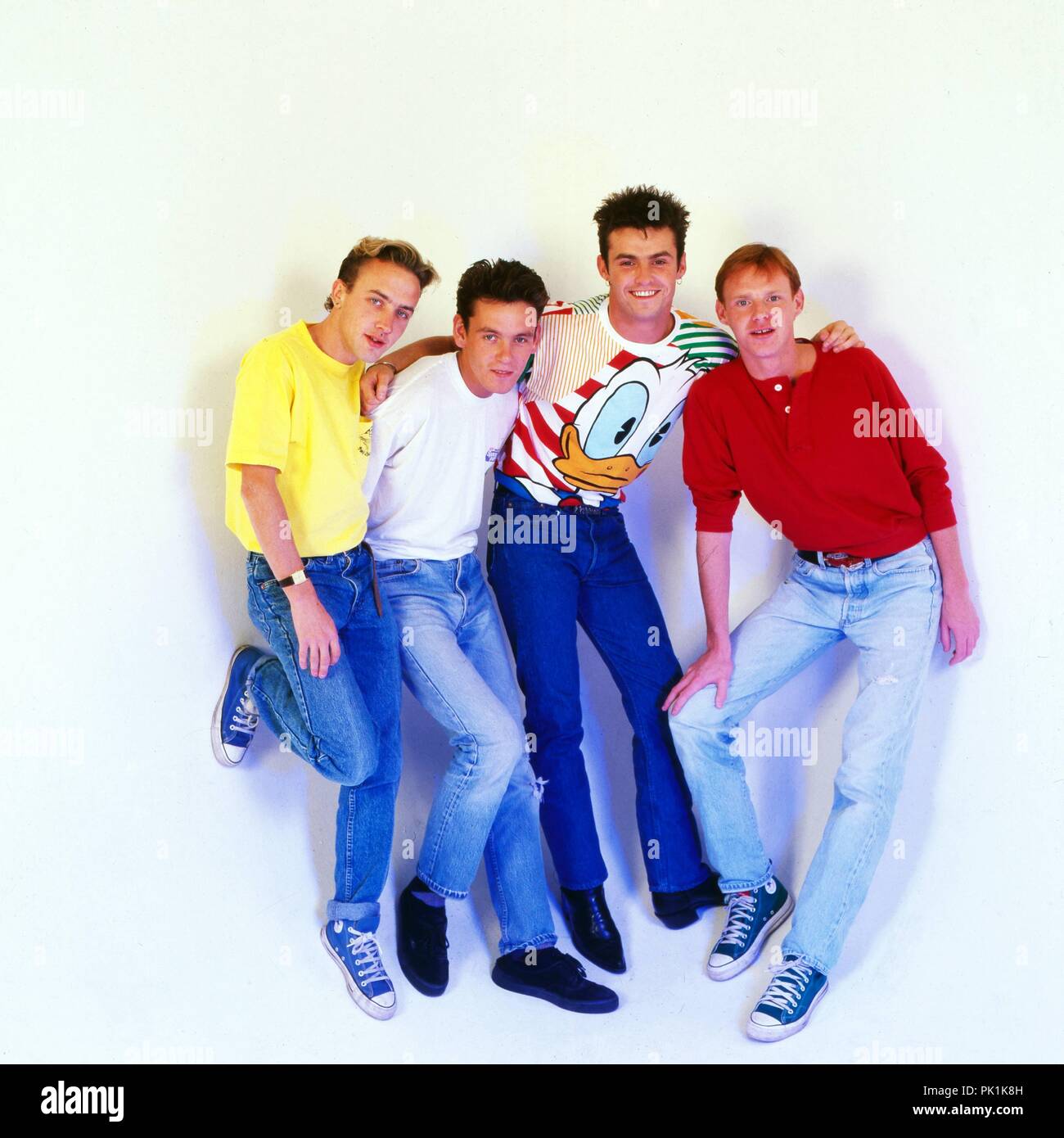 "Wet Wet Wet", britische Popband, in München, Deutschland 1988. British ...