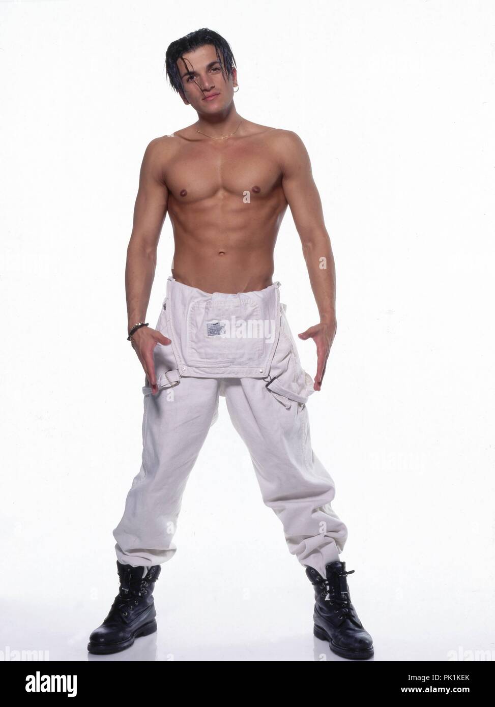 Peter Andre, britischer Sänger, bei einem Promoshooting in Stuttgart ...