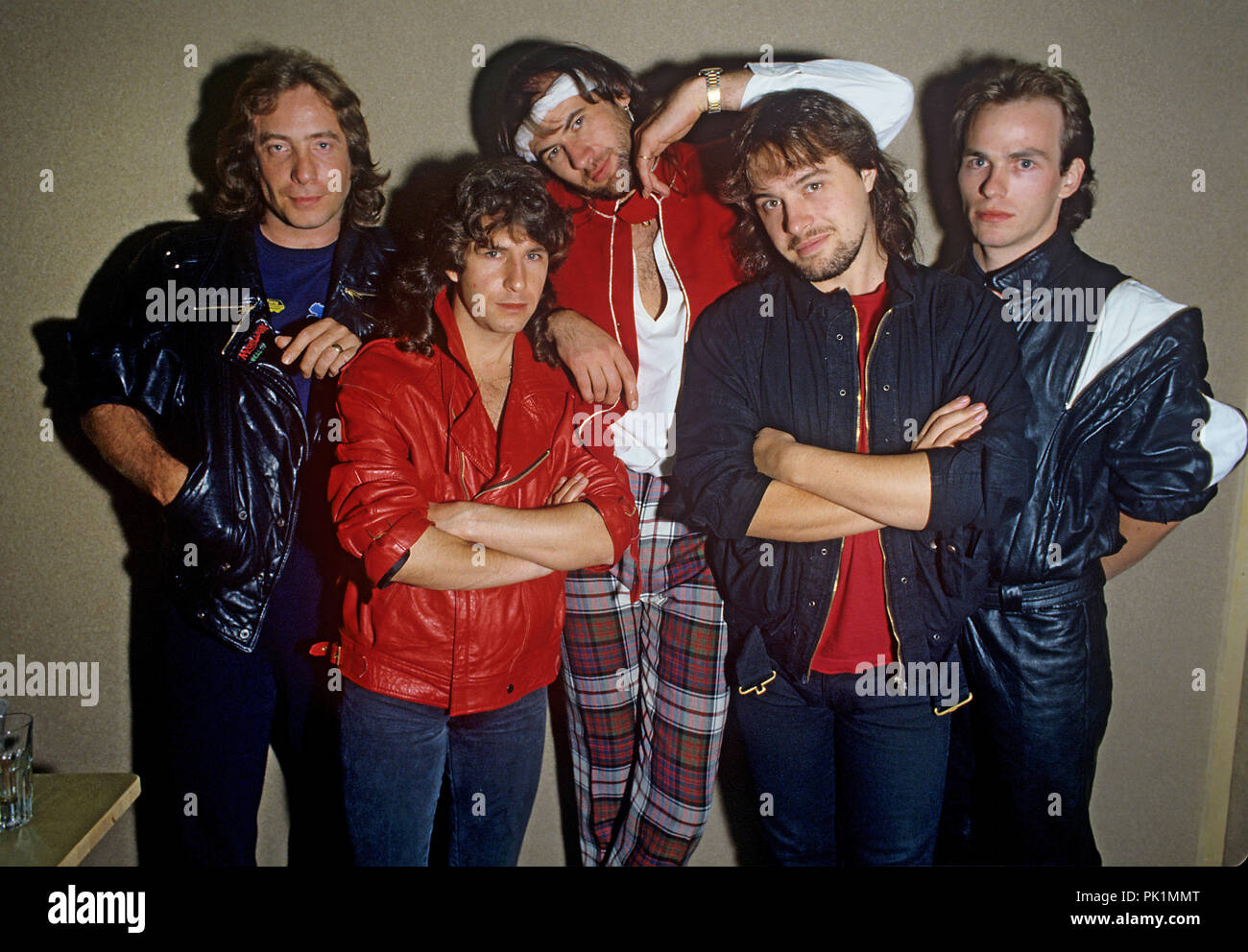 Marillion (Singer Derek William Dick) on 07.10.1985 in Lippstadt ...