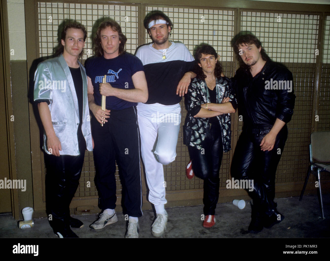 Marillion (Singer Derek William Dick) on 15.06.1986 in München / Munich ...