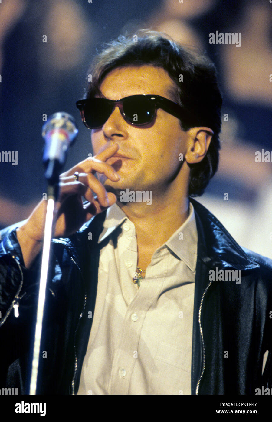 Falco in August 1987 in Berlin. | usage worldwide Stock Photo - Alamy