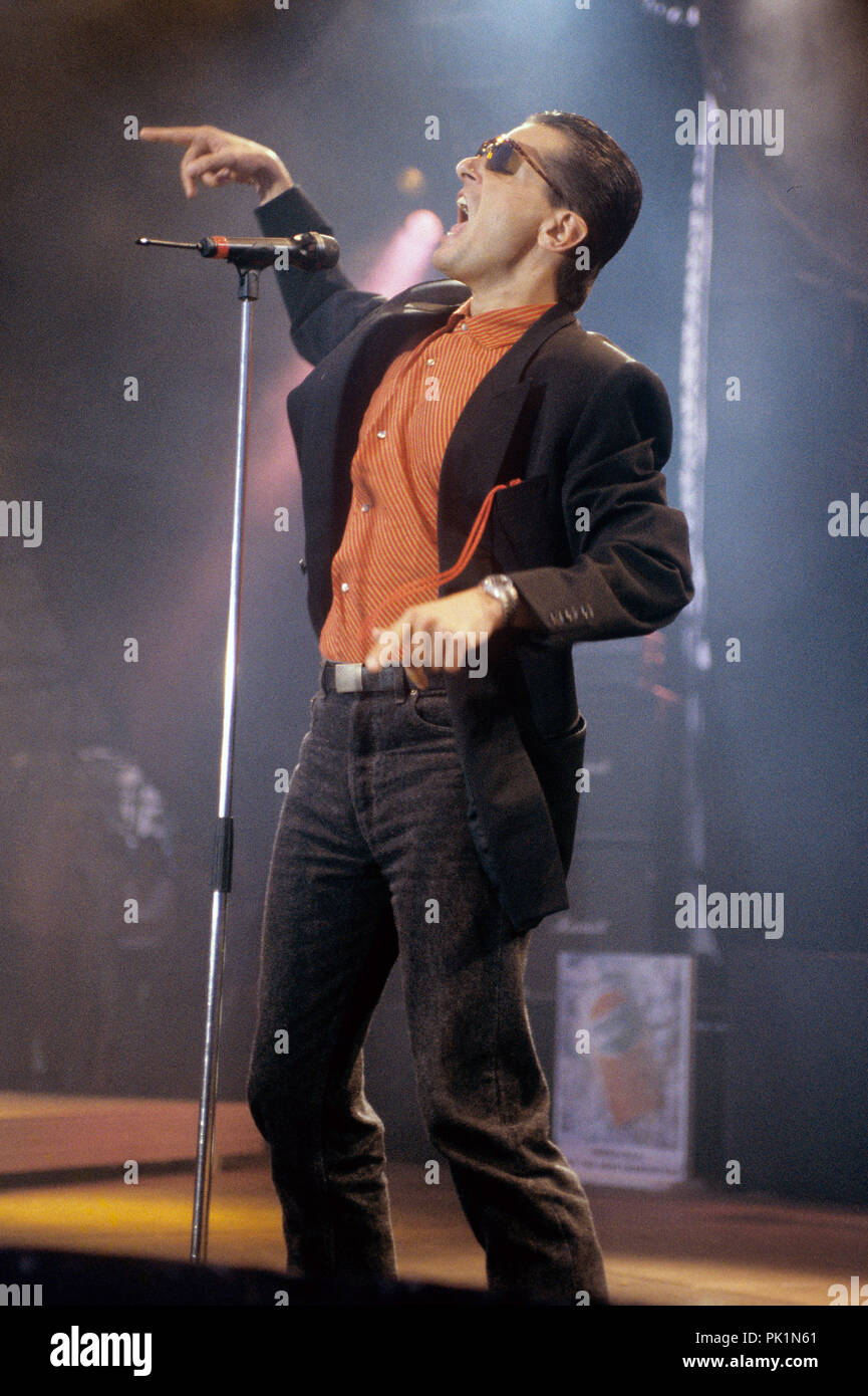Falco on 29.06.1990 in Leipzig. | usage worldwide Stock Photo - Alamy