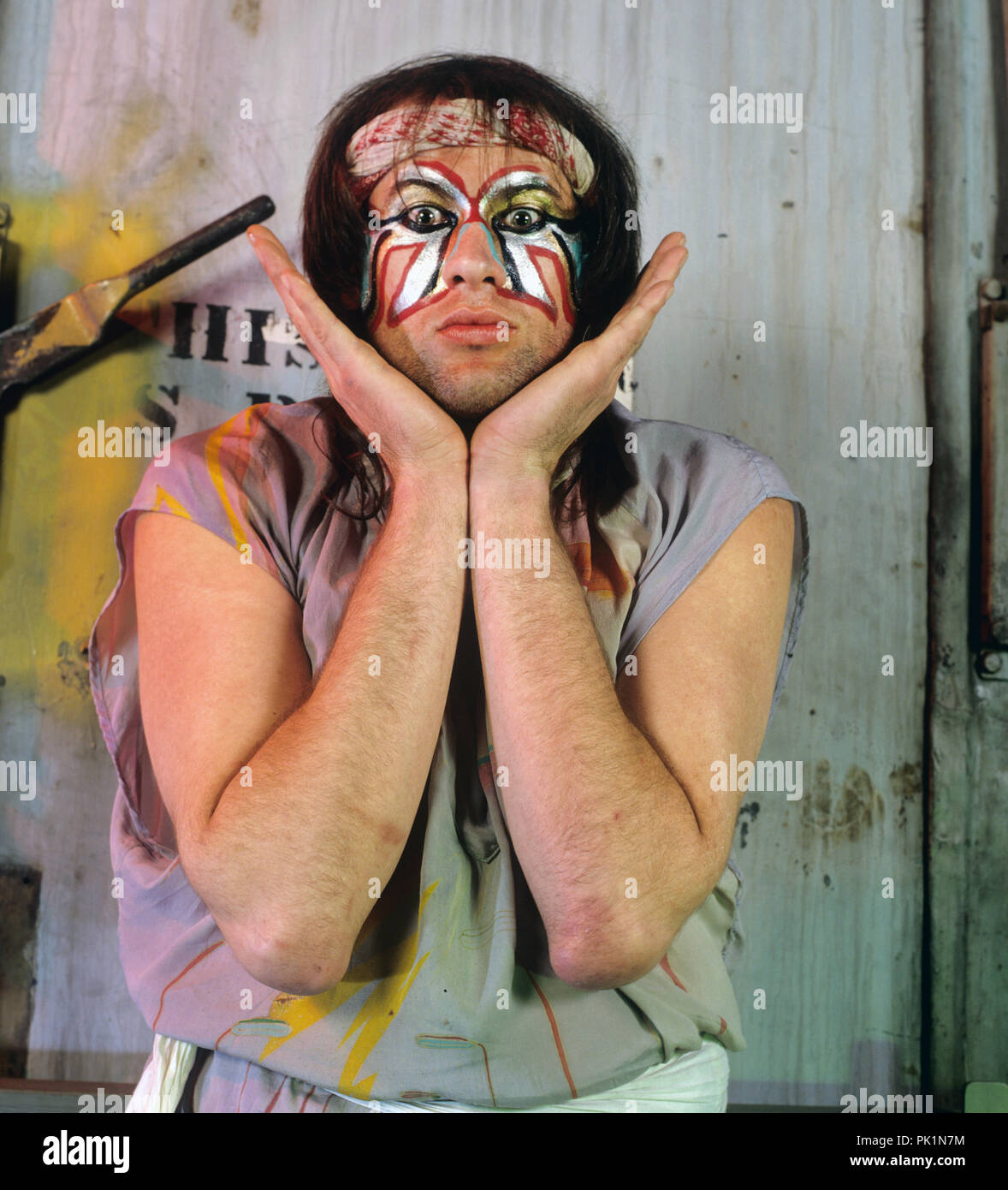 Derek William Dick (Marillion) on 09.05.1984 in München / Munich ...