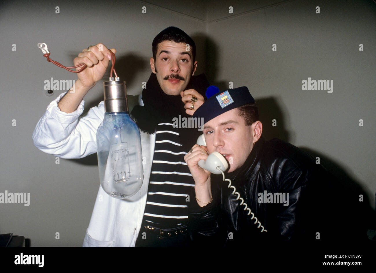 Paul Rutherford (l) und Holly Johnson (Frankie Goes To Hollywood) on 01 ...