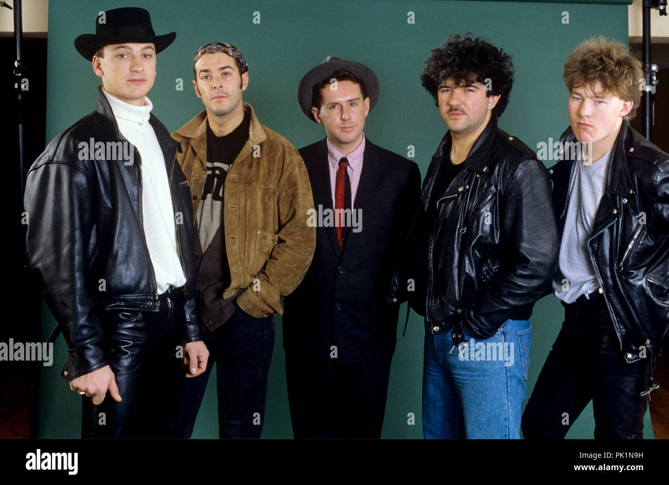 (L-r): Mark O'Toole, Paul Rutherford, Holly Johnson, Peter Gill und Brian Nash (Frankie Goes To ...