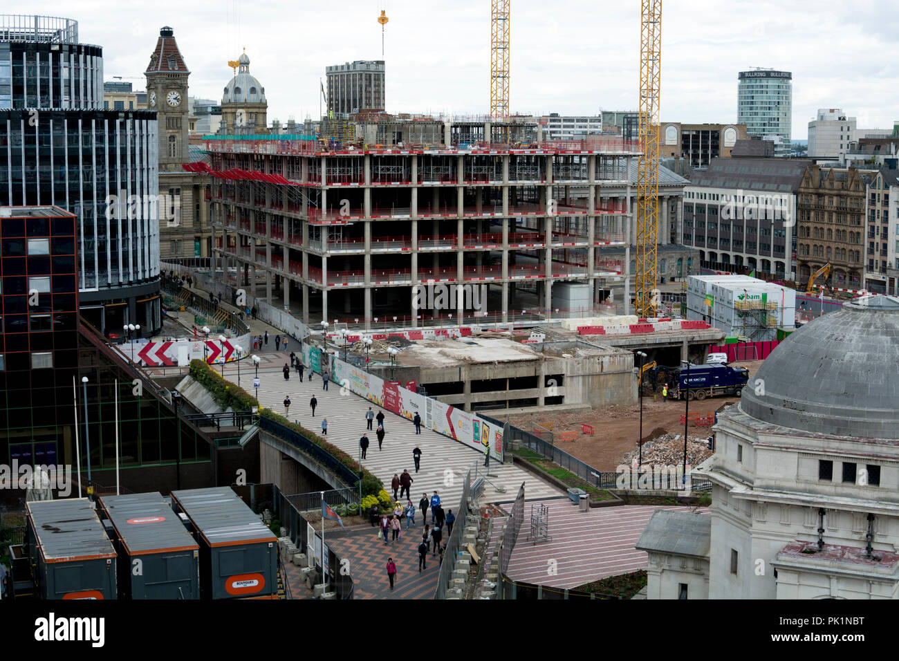 Paradise Circus redevelopment, Birmingham, UK Stock Photo - Alamy