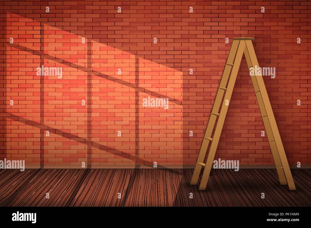 Building facade red wall Stock Vector Images - Alamy