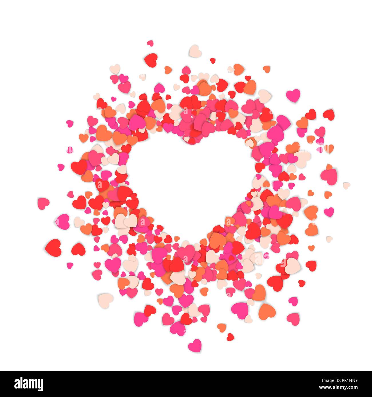 Set heart, abstract love illustration Stock Vector Image & Art - Alamy