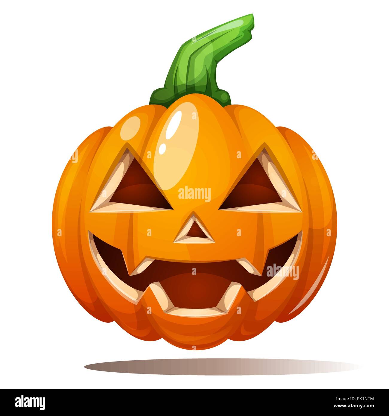Pumpkin illustration. Horror, fear, happy halloween Stock Vector Image ...