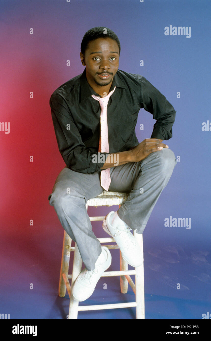 Philip Bailey on 15.03.1985. | usage worldwide Stock Photo - Alamy