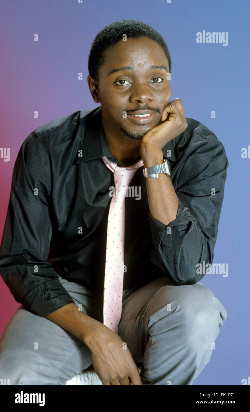 Philip Bailey on 15.03.1985. | usage worldwide Stock Photo - Alamy