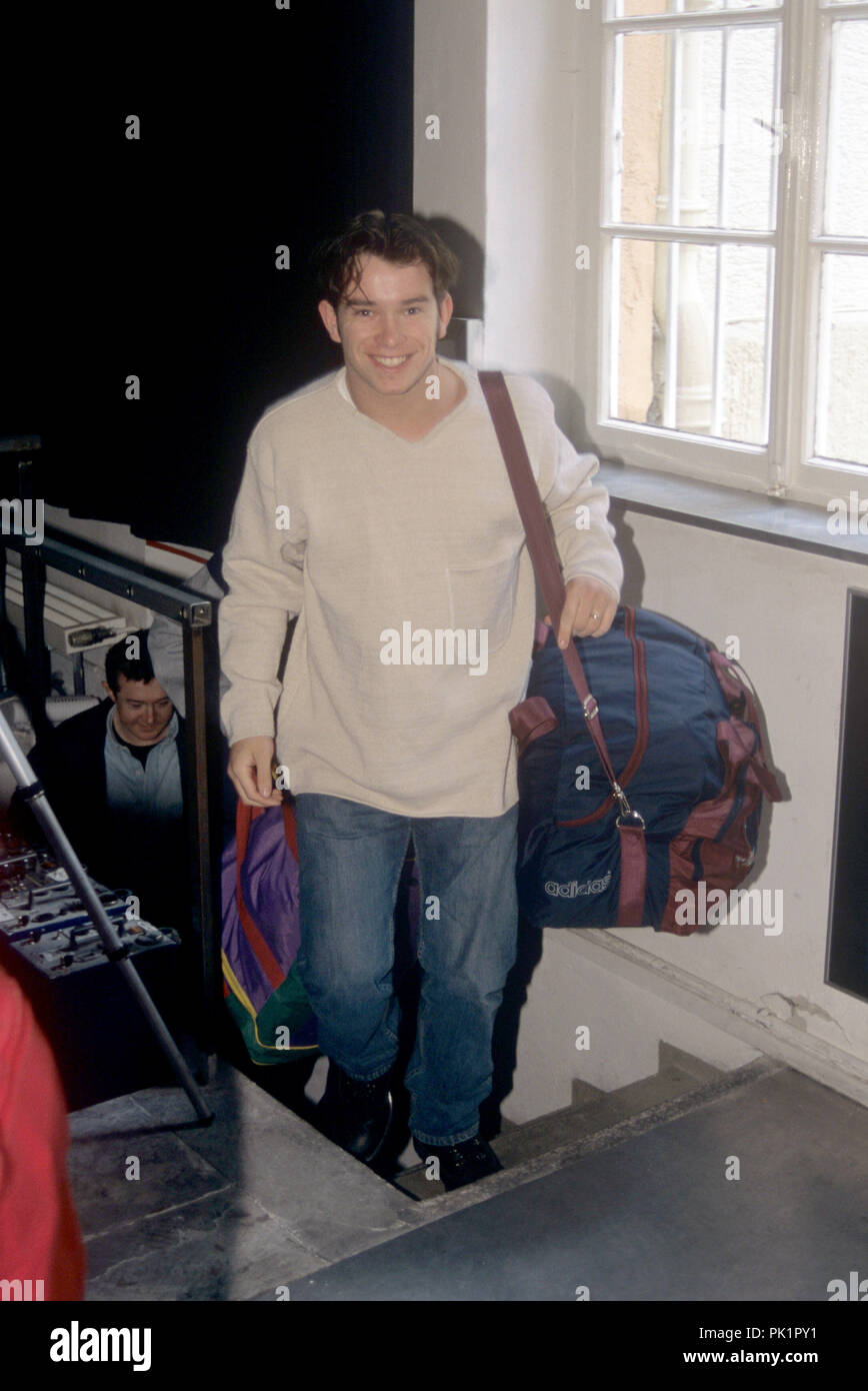 Boyzone (Stephen Gately) on 09.03.1995 in München / Munich. | usage ...