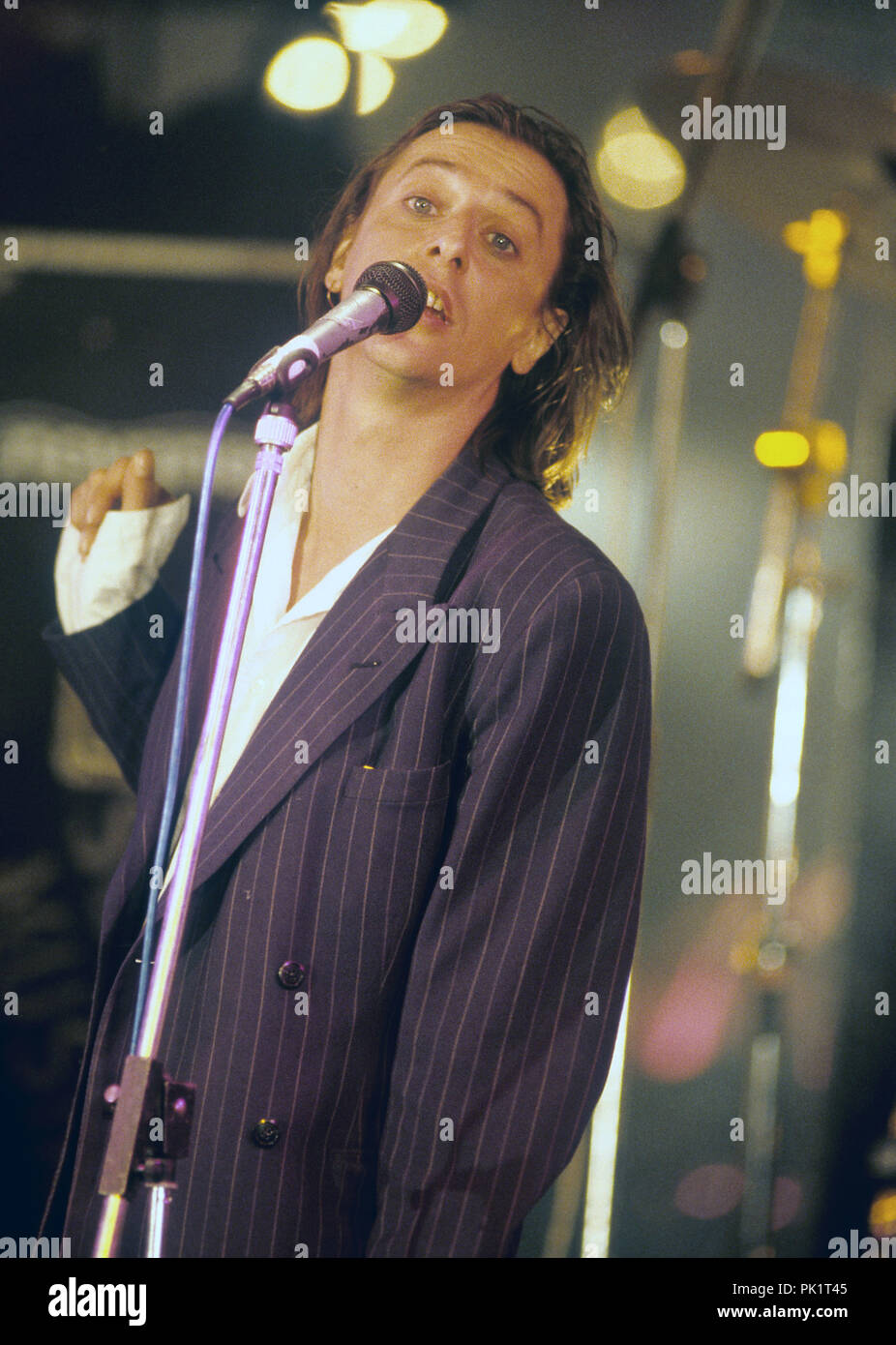 Rio Reiser in May 1986 in Hanover - Germany | usage worldwide Stock ...