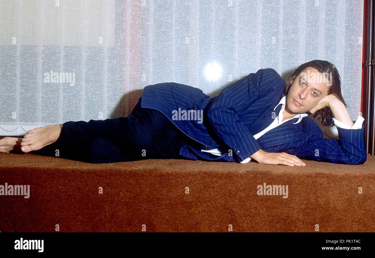 Rio Reiser in May 1986 in Hanover - Germany | usage worldwide Stock Photo - Alamy